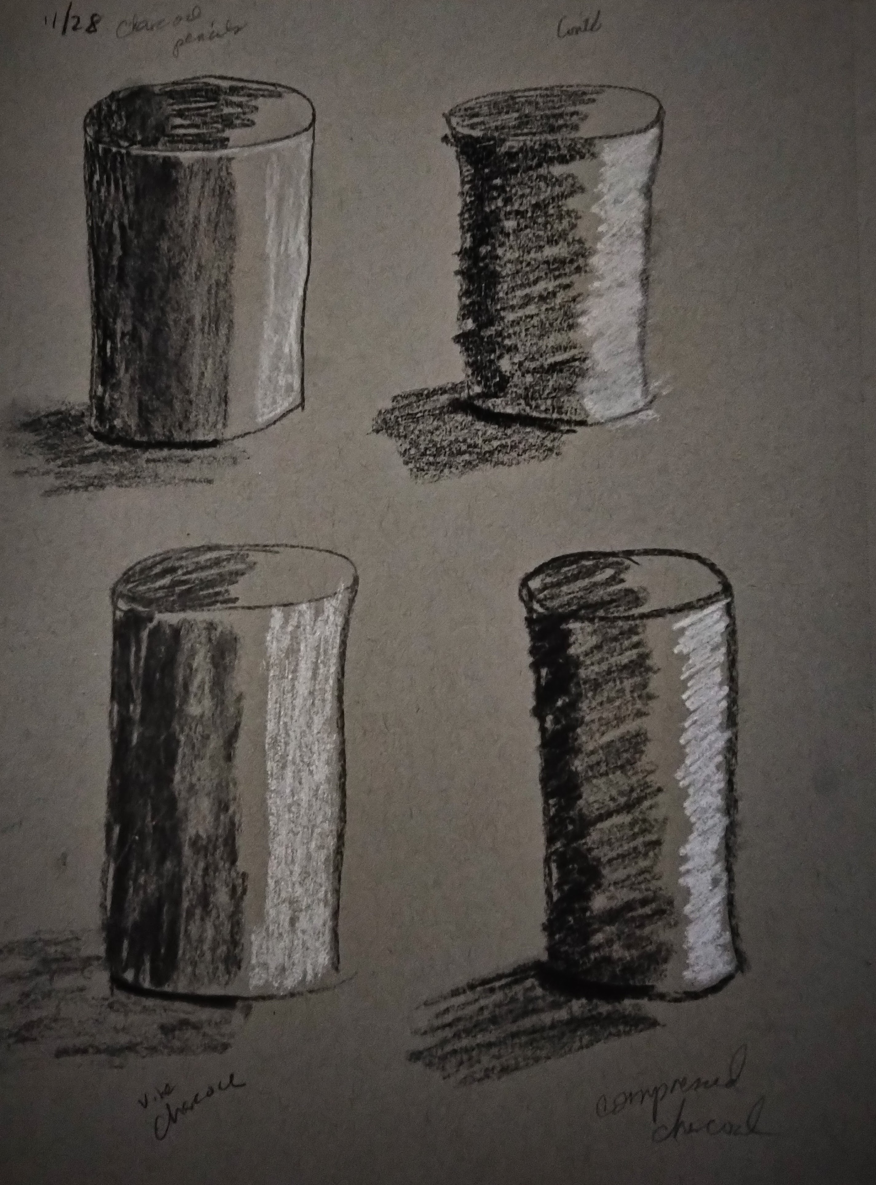 Mark Making in Charcoal – BetterLateThanNeverArt