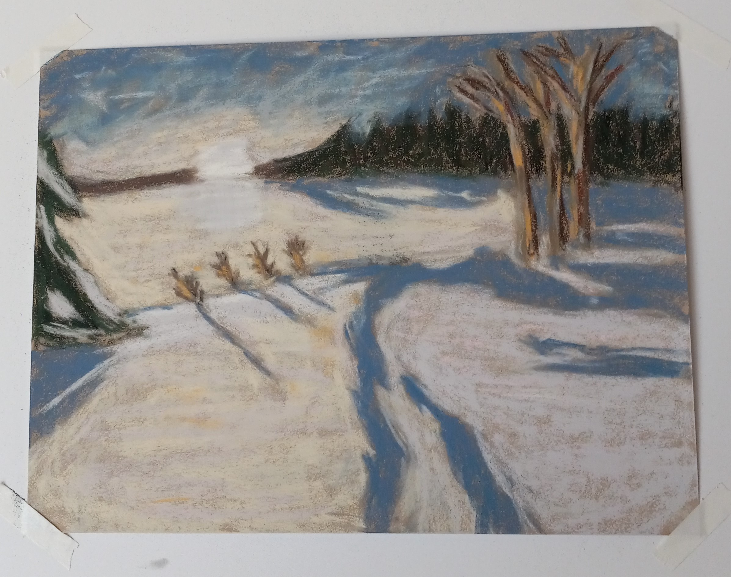 Snowscape in Color – BetterLateThanNeverArt