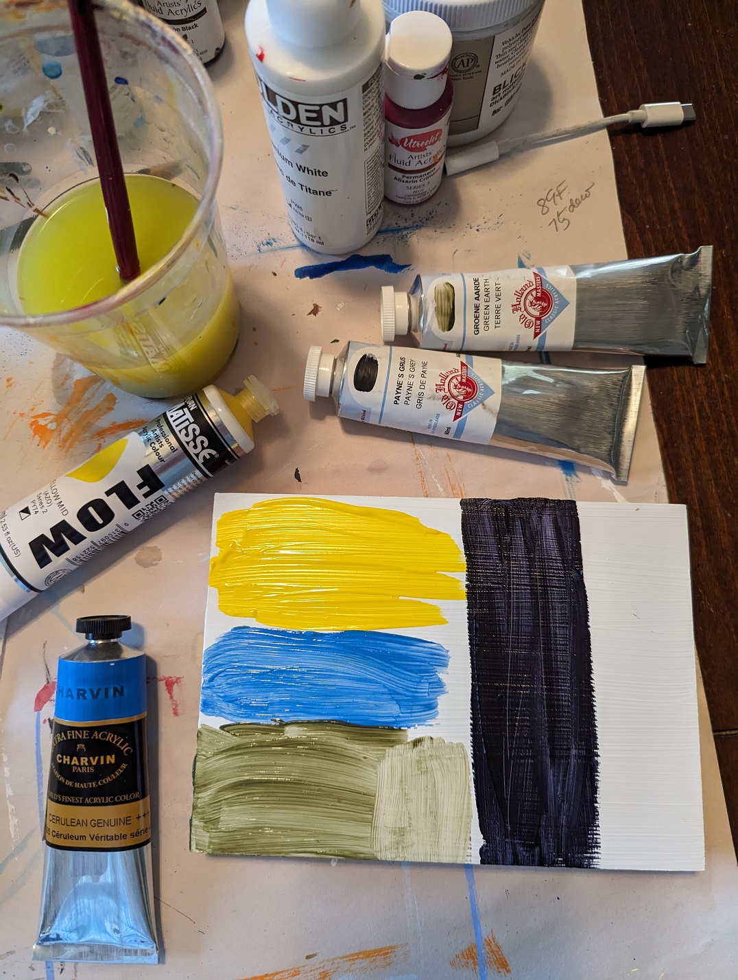 Testing New Paint Colors – BetterLateThanNeverArt