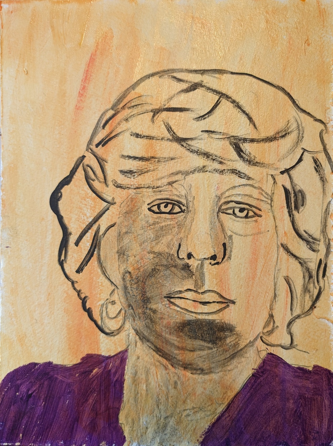 Unfinished Self-Portrait – BetterLateThanNeverArt